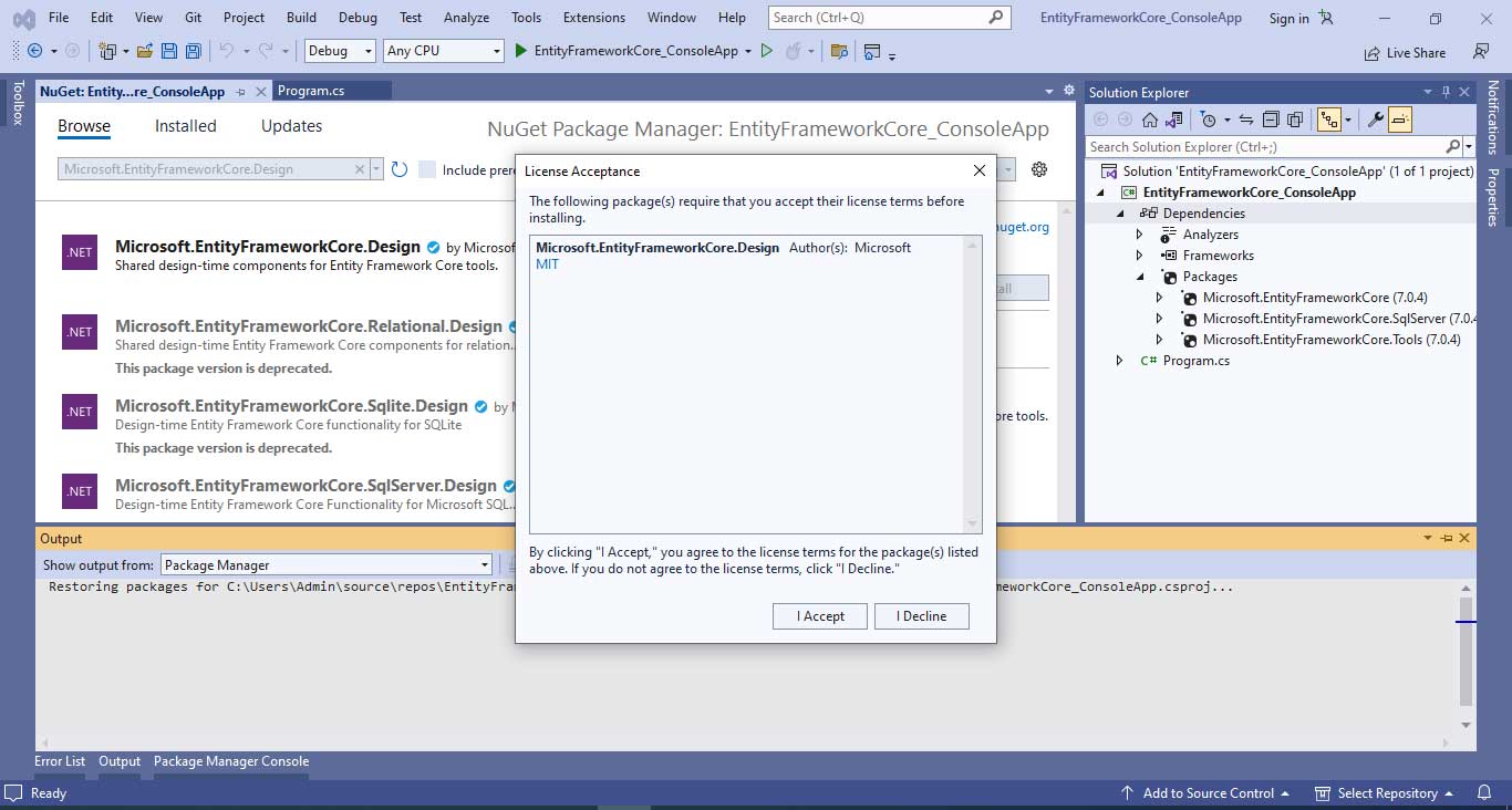 Install Nuget Packages - OctopusCodes