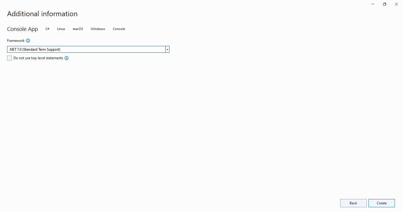 Create Console App - OctopusCodes